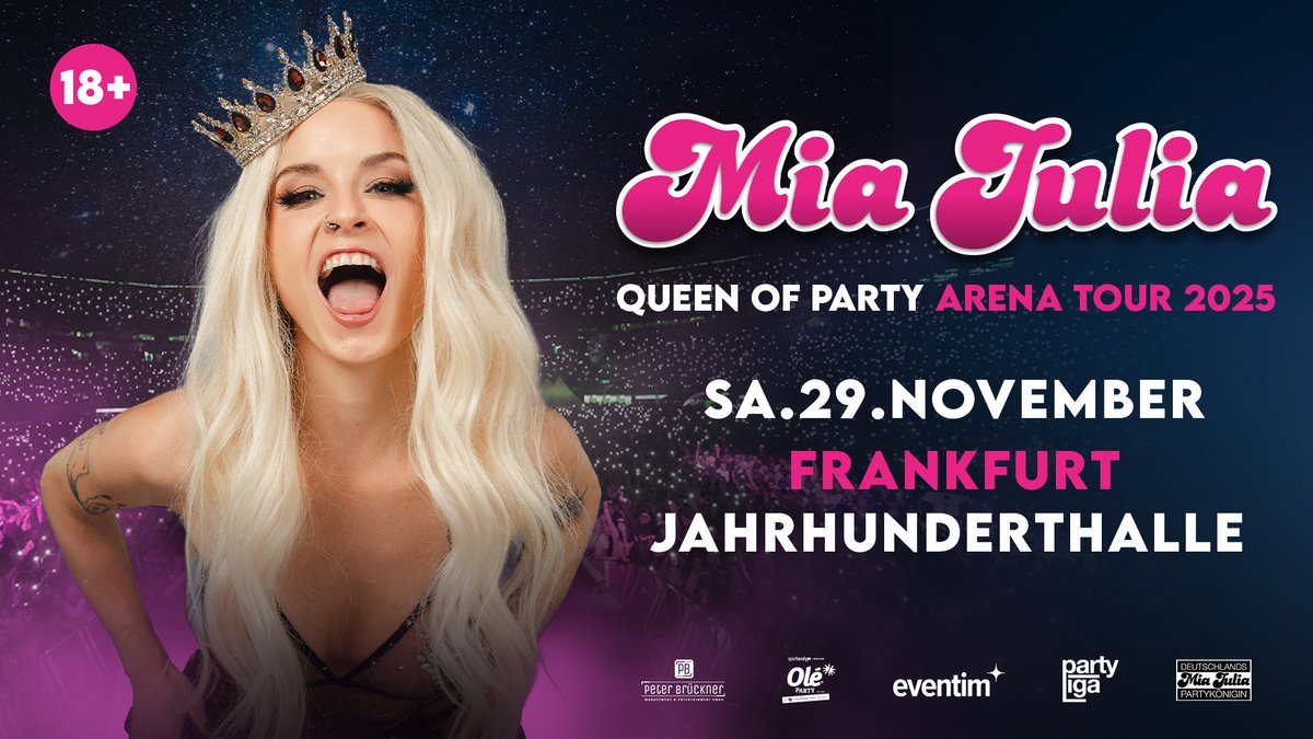 Mia Julia | 21.02.2027: myticket Jahrhunderthalle Frankfurt